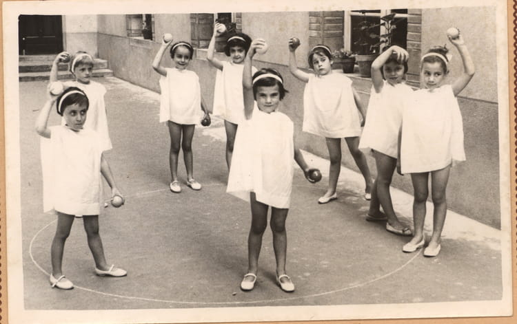 Photo de classe Grande section? de 1961, ECOLE MATERNELLE SARRAT ...
