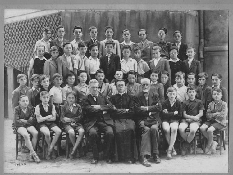 Photo de classe Classe de 6eme OZANAM Lyon de 1947, ECOLE OZANAM ...