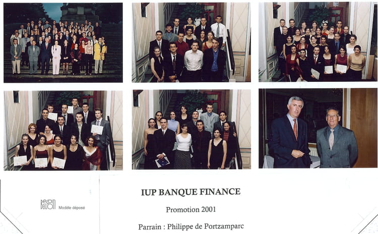 Photo de classe Remise des diplômes de 2001, Iup Institut Supérieur ...