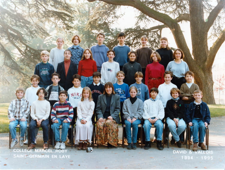Photo de classe 5E4 - 1994/1995 de 1994, Collège Marcel Roby - Copains ...