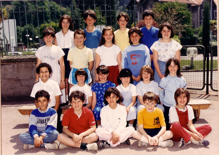 Photo de classe CM1 de 1986, Ecole Jules Ferry (Villard Bonnot ...
