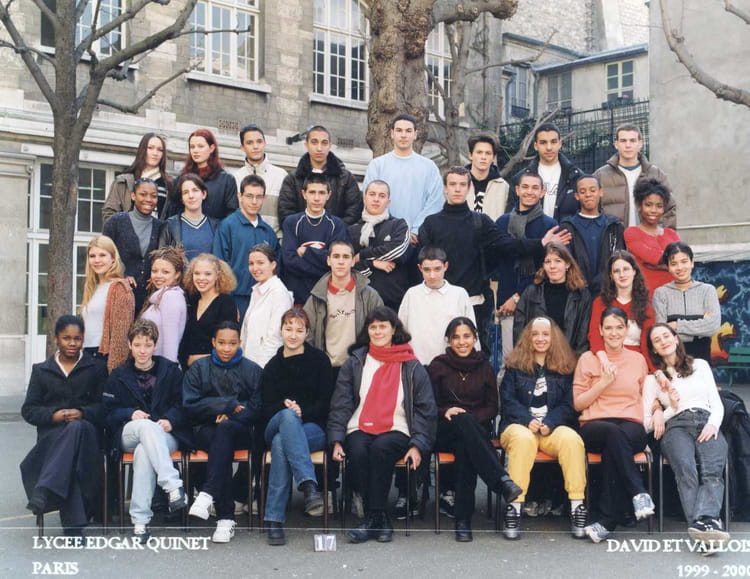 Photo de classe 2nde 4 de 1999, Lycée Edgar Quinet - Copains d'avant