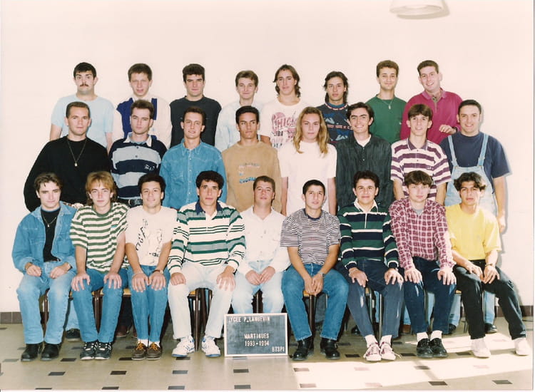 Photo de classe BTS Productique de 1993, Lycée Paul Langevin - Copains ...