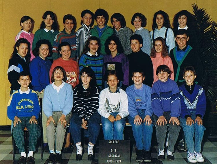 Photo de classe 5°B de 1988, Collège - Copains d'avant Photo de classe 5°B de 1988, Collège - Copains d'avant