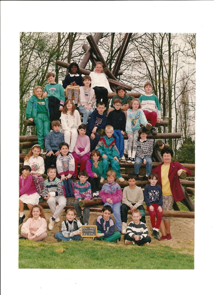 Photo de classe CE2 CM1 de 1994, Ecole Marcel Poulin (Guiscard ...