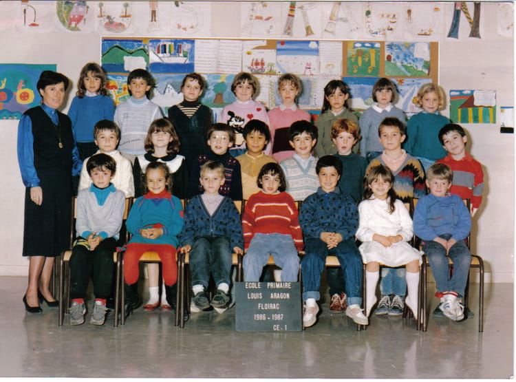 Photo de classe Ce1 de 1986, Collège Georges Rayet - Copains d'avant