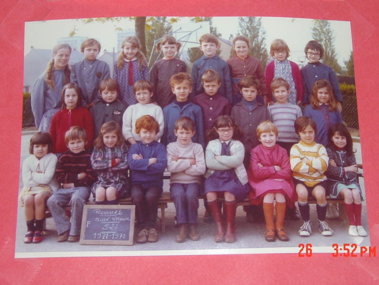 Photo de classe CP de 1971, ECOLE OSCAR LEROUX - Copains d'avant