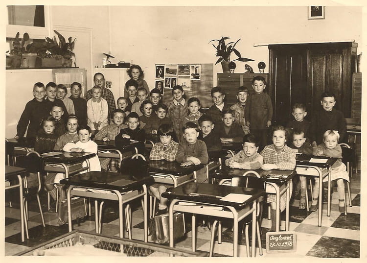Photo de classe École d'Anglemont de 1958, ANGLEMONT - Copains d'avant