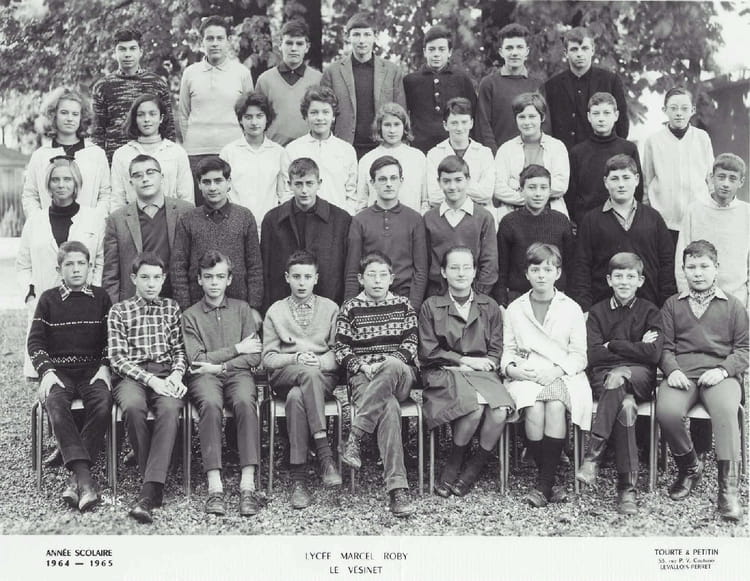 Photo de classe 3e M1 - 1964/65 de 1965, Lycée Marcel Roby - Copains d ...