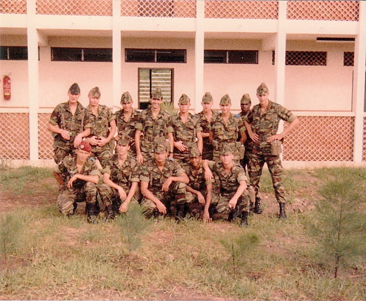 Photo de classe Section du 9 RCP au 2ème RPIMA de 1981, 9 ème Rcp ...