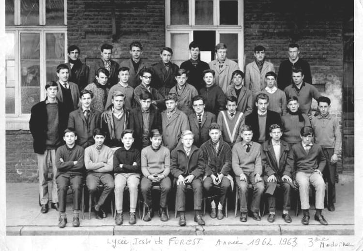 Photo de classe 3ème moderne de 1963, Lycée Jessé De Forest - Copains d ...