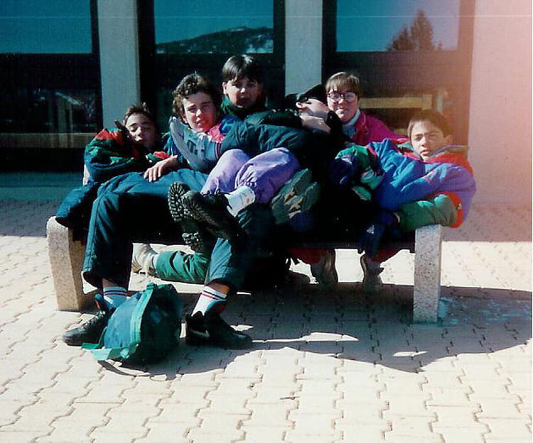 Photo de classe Copains en classe de neige de 1993, Collège - Copains d ...