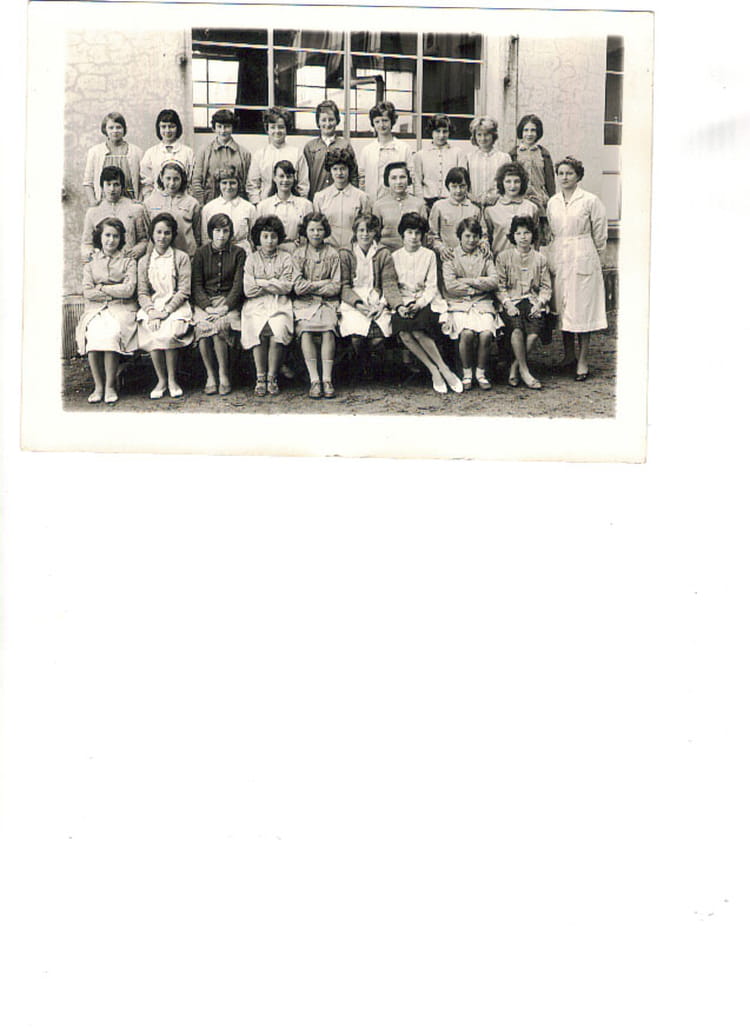 Photo de classe classe de Mme Blaise de 1963, ECOLE ALICE SOLVAY ...