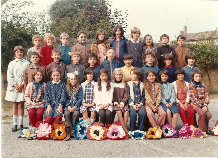 Photo de classe CM1/CM2 de 1973, Ecole Gabriel Joubert (Beaumont ...