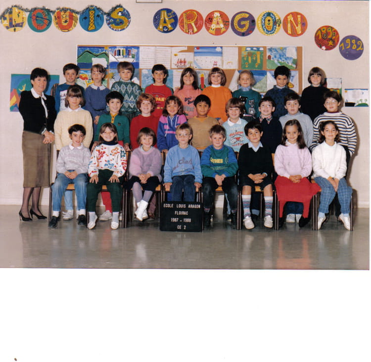 Photo de classe Ce 2 de 1988, Collège Georges Rayet - Copains d'avant