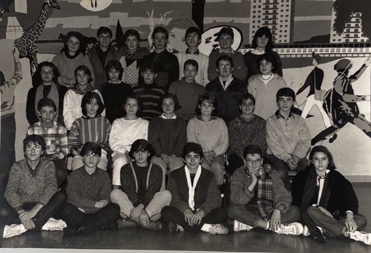 Photo de classe 3A de 1986, Collège Victor Hugo - Copains d'avant