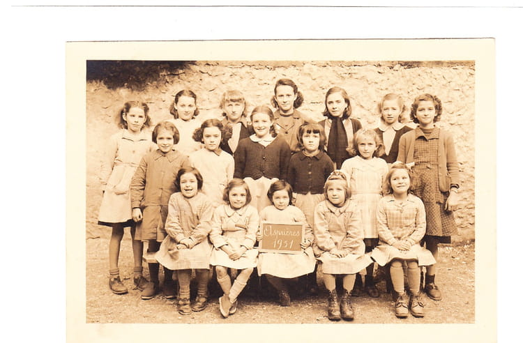 Photo de classe Cl unique privée de 1951, Ecole Privée - Copains d'avant