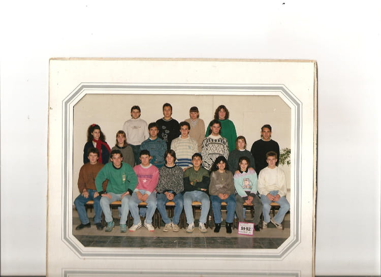 Photo de classe BEPA 2 EFR de 1991, Collège Saint-joseph De Cluny ...
