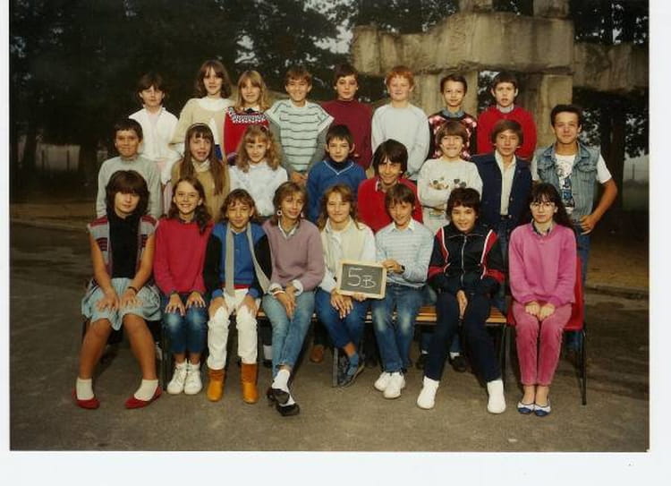 Photo de classe 5ième de 1983, Collège Les Sources - Copains d'avant