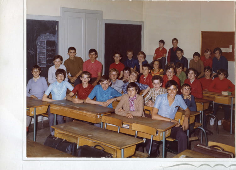 Photo de classe 4 ième de 1971, COLLEGE RUE DE PARIS - Copains d'avant