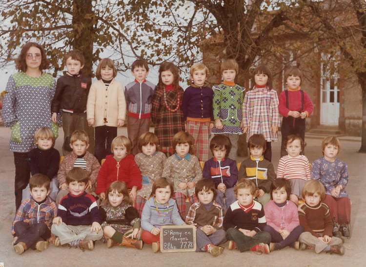 Photo de classe Ps 77-78 de 1978, Ecole Saint Joseph (Saint Remy En ...