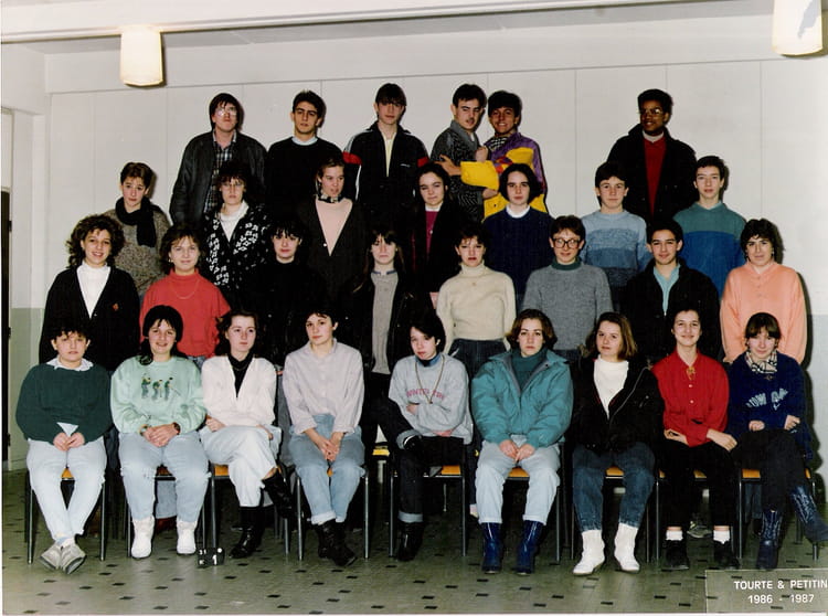 Photo de classe Seconde de 1986, Lycée Auguste Angellier - Copains d'avant