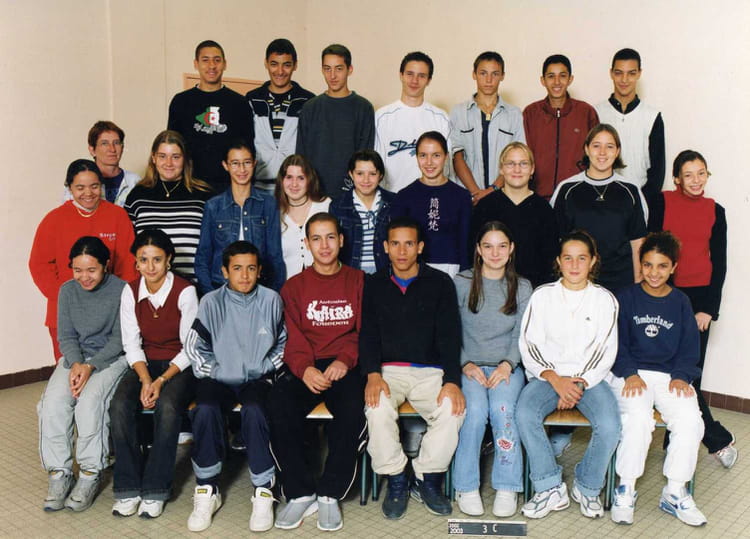 Photo de classe 2002-2003 - 3eme C - Colbert de 2002, Collège Colbert ...