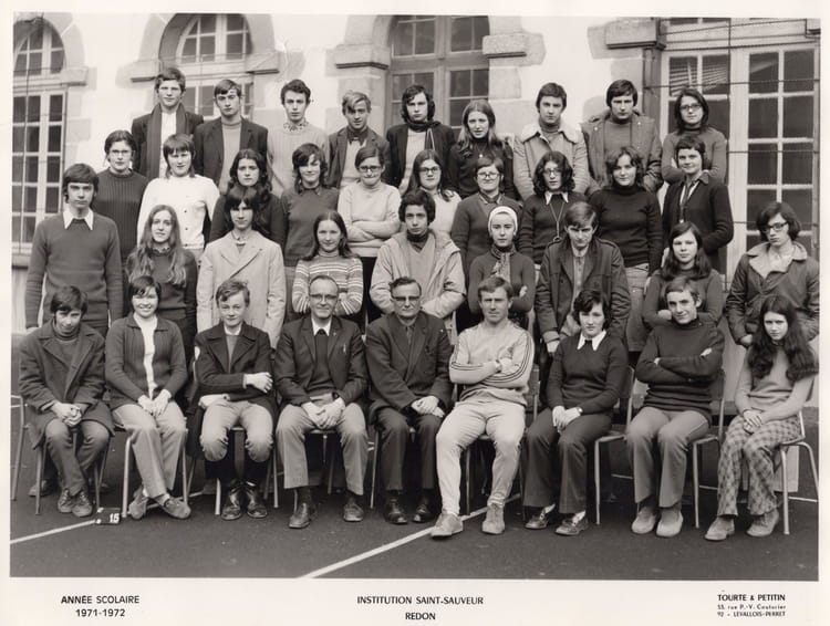 Photo de classe Classe de Seconde C en 191-1972 de 1972, SAINT SAUVEUR ...