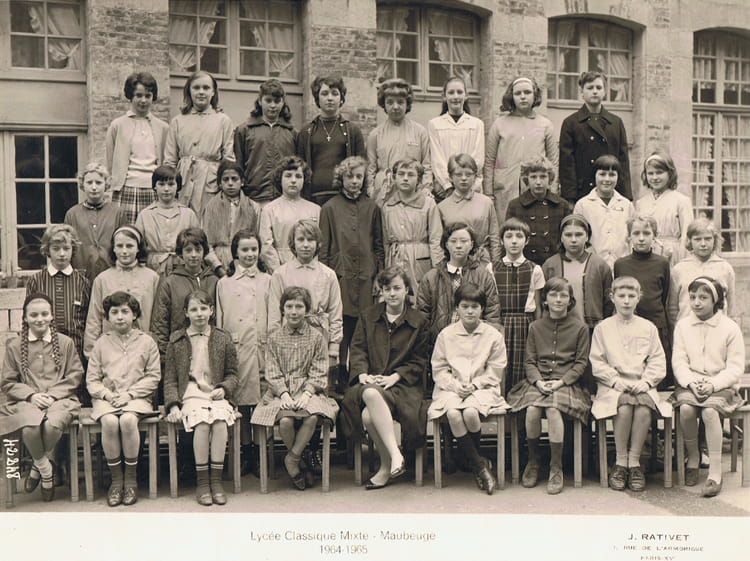 Photo De Classe 6ième De 1965 Lycée Classique Et Moderne Mixte
