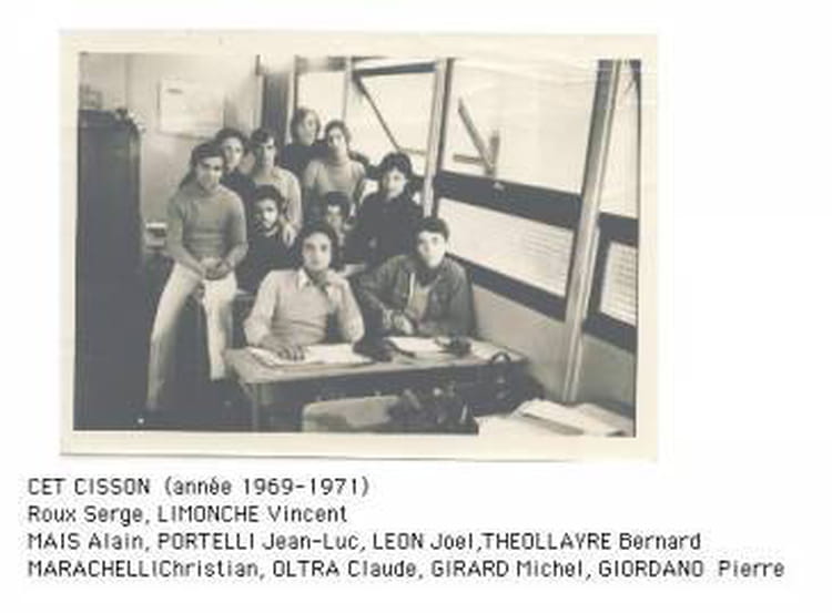 Photo de classe CET CISSON de 1969, C.e.t. Cisson G. - Copains d'avant