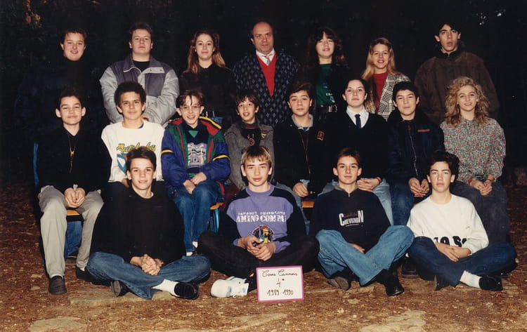 Photo de classe 4 eme de 1989, COURS CANNOIS GUY FURET - Copains d'avant