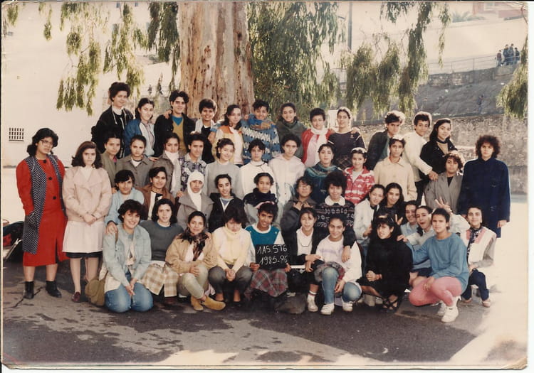 Photo de classe 1AS ST6 de 1985, Lycée Omar Racim - Copains d'avant