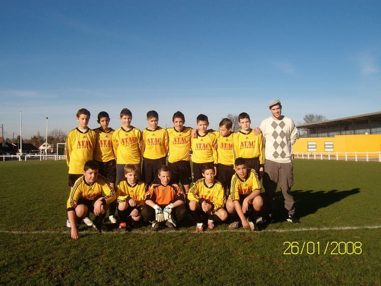 Photo de classe -13 ans 2007-2008 de 2008, USF FOOTBALL - Copains d'avant