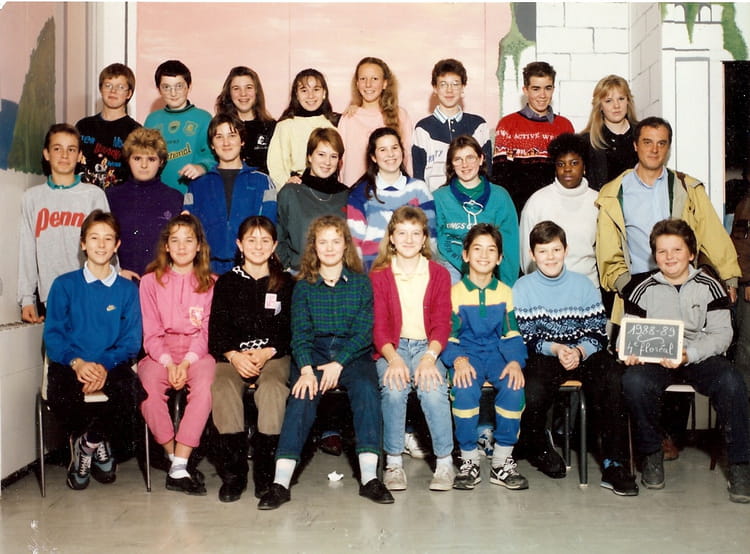 Photo de classe 4ème FLOREAL de 1988, Collège Claude Monet - Copains d ...