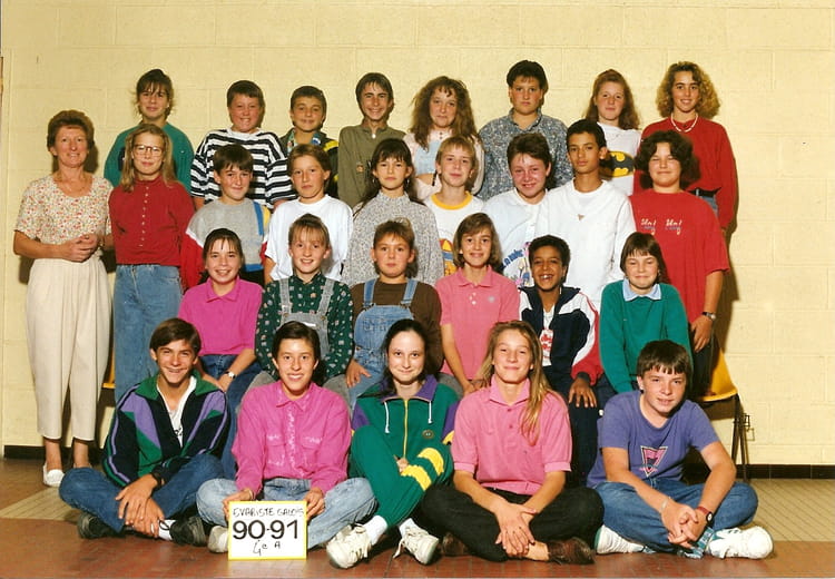Photo de classe 4eA de 1990, Collège Evariste Galois - Copains d'avant