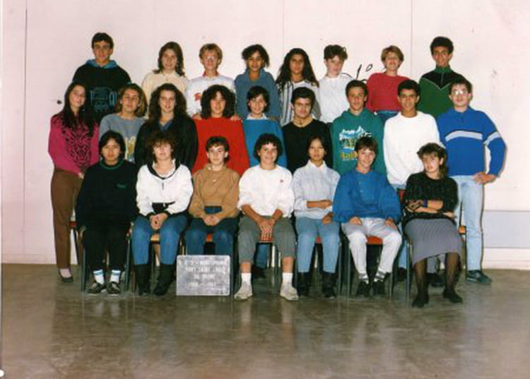 Photo de classe Max. Robespierre 3° de 1986, Collège Maximilien ...