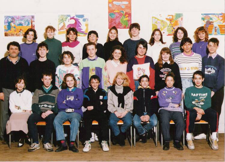Photo de classe Classe de 3eC (1988) de 1988, Collège Paul Langevin ...