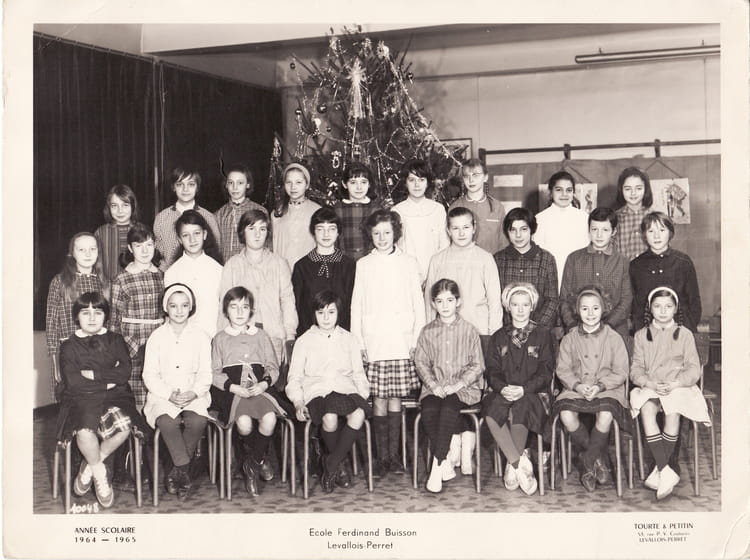 Photo de classe Ferdinand Buisson 1964-1965 de 1964, ECOLE FERDINAND ...