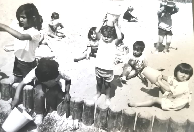 Photo de classe BAC À SABLE DU SQUARE JOSEPH COURTOIS de 1985, ECOLE ...