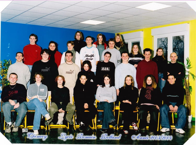 Photo de classe Terminale STT (Bac Promo 2004) de 2004, Lycée Romain ...