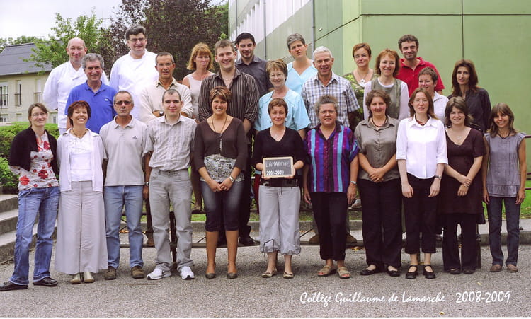 Photo de classe Personnel du Collège Guillaume de Lamarche de 2008 ...