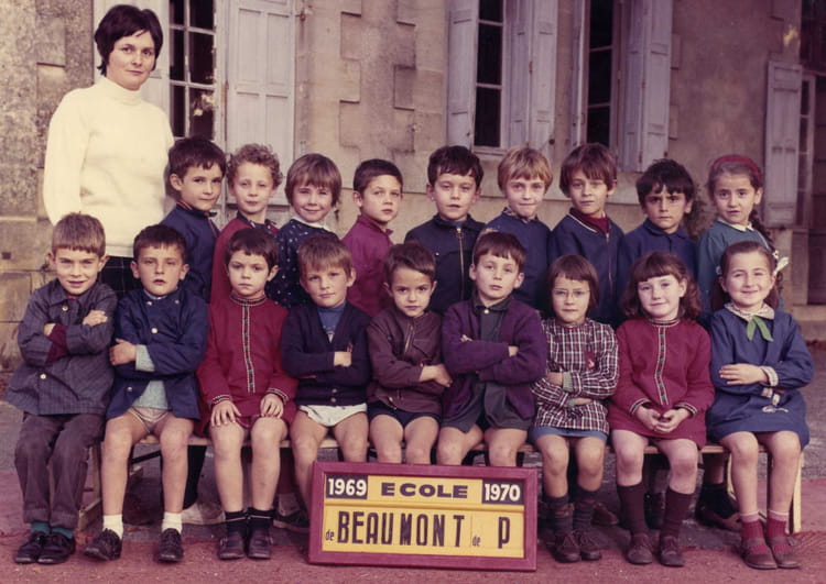 Photo de classe CP de 1969, Ecole Gabriel Joubert (Beaumont) - Copains ...