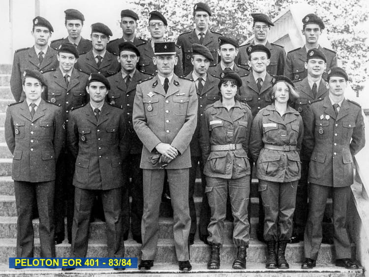 Photo de classe EATrs - Peloton EOR 401 de 1983, EOR - Copains d'avant