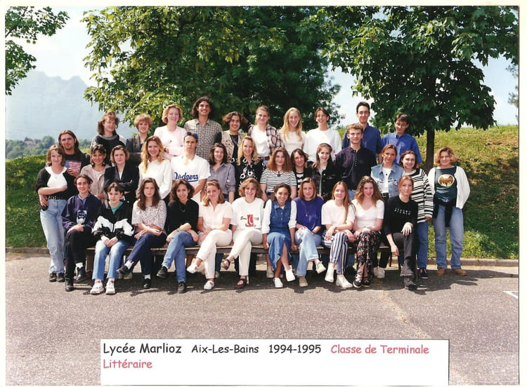 Photo de classe TL de 1995, Lycée Polyvalent Marlioz - Copains d'avant