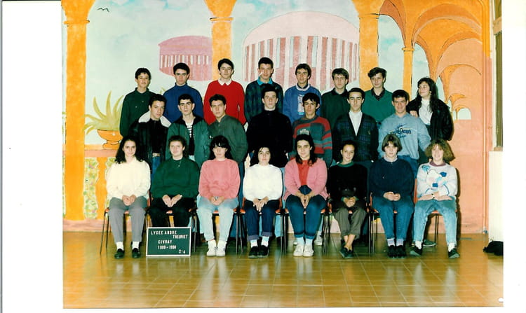 Photo de classe 2nde CIVRAY de 1990, Lycée André Theuriet - Copains d'avant