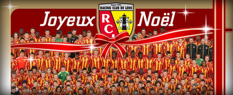 Photo de classe Joyeux Noël ! de 2012, RC LENS - Copains d'avant