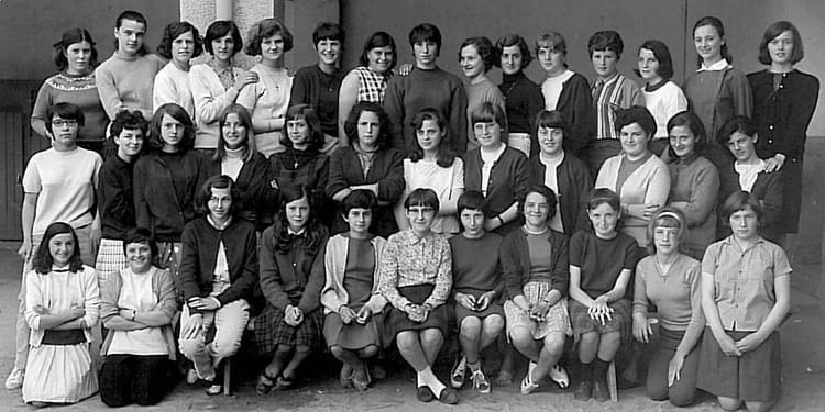 Photo de classe Collège Sainte Marie de 1966, école Sainte Marie ...