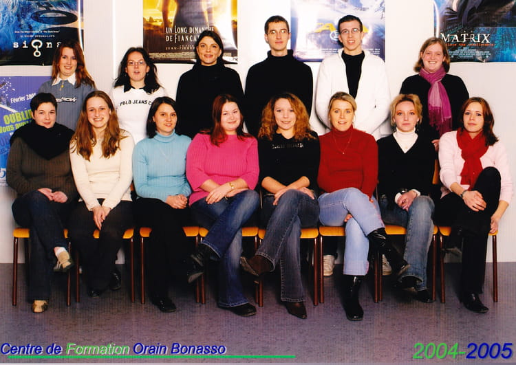 Photo de classe BAC pro Services de 2005, CENTRE DE FORMATION ORAIN ...