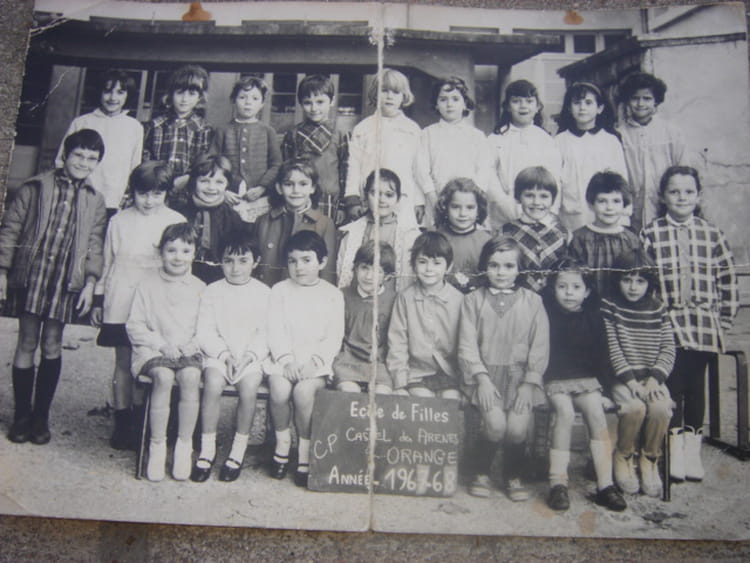 Photo de classe Cp de 1967, Ecole Du Castel (Orange) - Copains d'avant