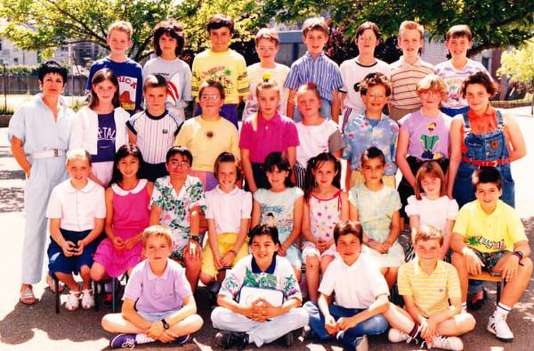 Photo de classe CM2 de 1989, ECOLE LE SABLON PROST - Copains d'avant